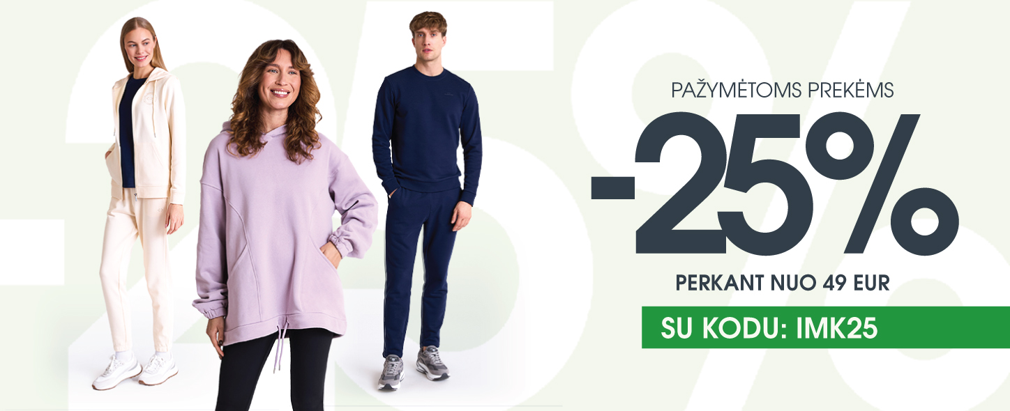 Sportinė apranga ir drabužiai aktyviam laisvalaikiui | Audimas