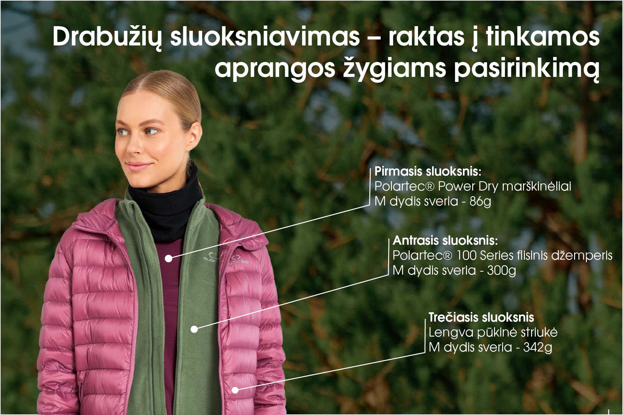 Apranga žygiams: kaip ir kokius drabužius sluoksniuoti | Audimas